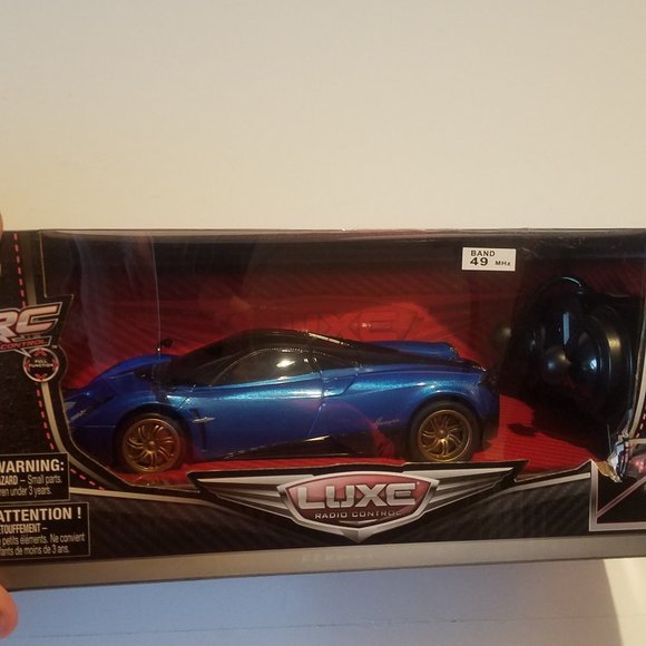 Luxe | Toys | Luxe Radio Control Pagani Huayra Rc Car 8227 Blue | Poshmark